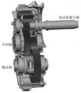 Bending torsion shaft dynamic model of single stage helical gear ...