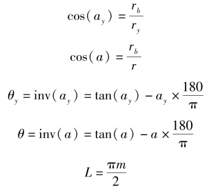 Calculation of basic dimensions of Involute Gears – ZHY Gear